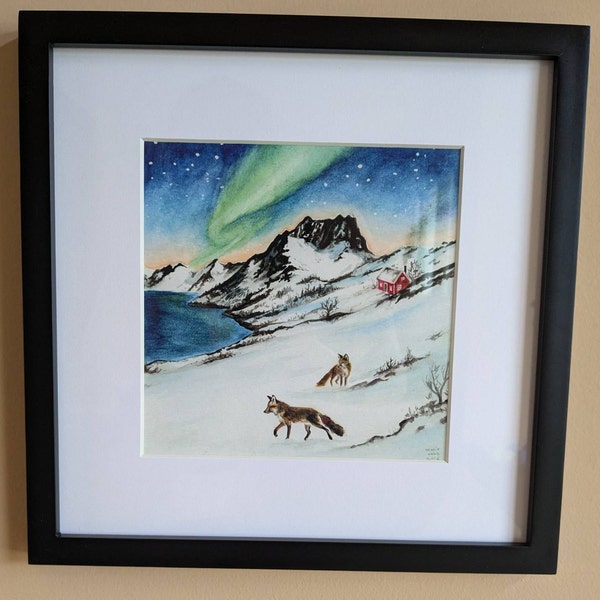 Coffee Caribou Print - Homestead, Cabin, Wilderness, Alaska, Tundra ...