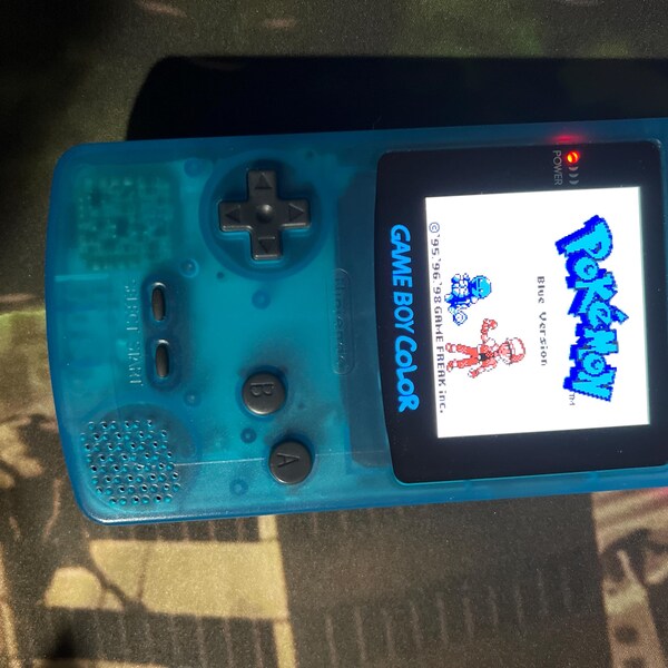 Clear Black Gameboy Color Console OLED Touch Screen GBC Game Boy - Etsy