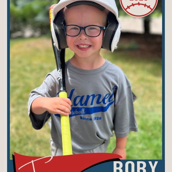 Customizable Little League Baseball Trading Card | Editable Canva ...