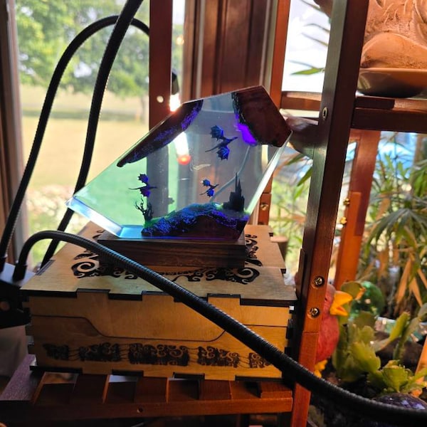 Explosion Bomb Resin Lamp, Atomic Bomb Diorama, Nuke Bomb Fallout 4 ...