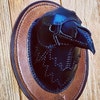 PDF Pattern Leather Raven Head Wall Mount - Etsy