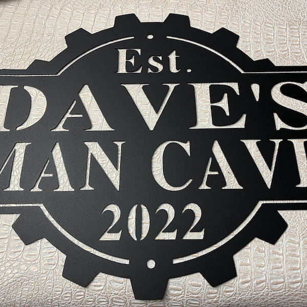 Custom Metal Man Cave Sign, Man Cave Decor, Man Cave Metal Signs ...