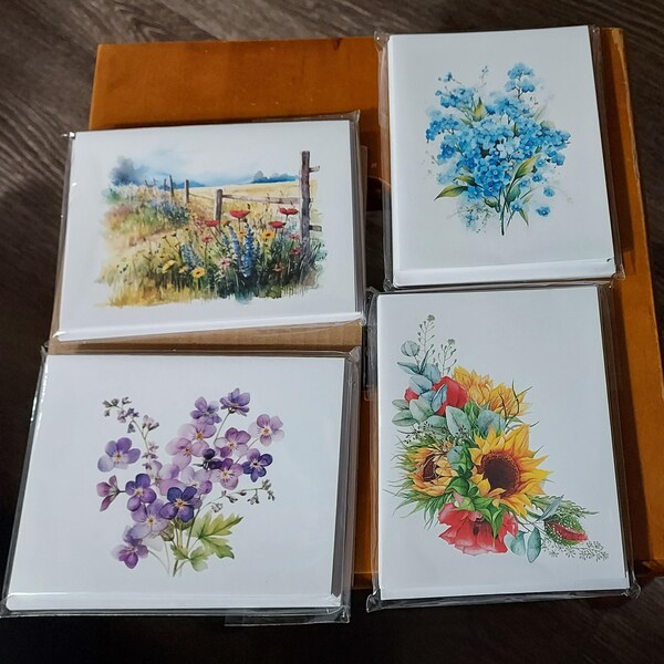 He is Risen Christian Easter Cards, Set of 8 Blank Inside A2 Size Note ...