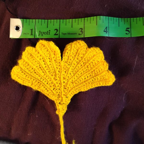 Crochet Ginkgo Biloba Leaf Pattern, Crochet Fall Leaves - Etsy
