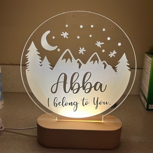 Long Distance Custom Light Personalized Valentines Gift Light up Sign ...