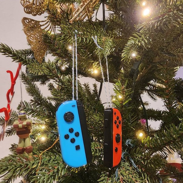 Miniature Nintendo Switch Joycons Perfect as Ornaments or Other ...