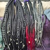Wool Dreads Ombre Brown on Blond Dreadlocks Threads, Ribbons Boho ...
