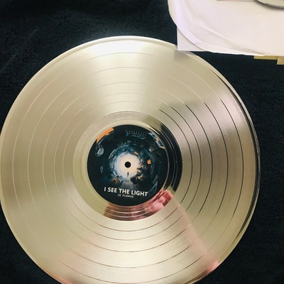 3in Gold Silver Platinum Award Record flexible THIN FILM VINYL With ...