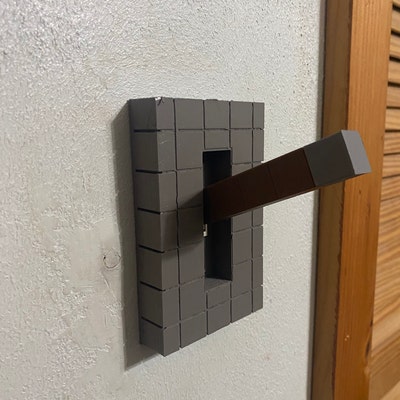 Minecraft-inspired Lever Triple Light Switch Plate - Etsy