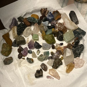 Gemstone Identification Chart 6x9 Glossed Raw Gem Reference - Etsy