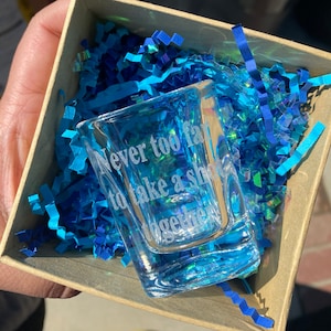 Personalized Square Shot Glass, Custom Engraved Shot Glass, Your Text ...