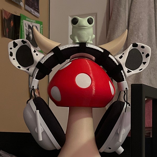 Frog Headset Attachment - Froggy Headphone Ears - Kawaii Gaming ...