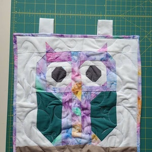 Classic Cute Owl Quilt Block Pattern Bird Animal PDF includes Instructions for 6 Inch, 12 Inch ...