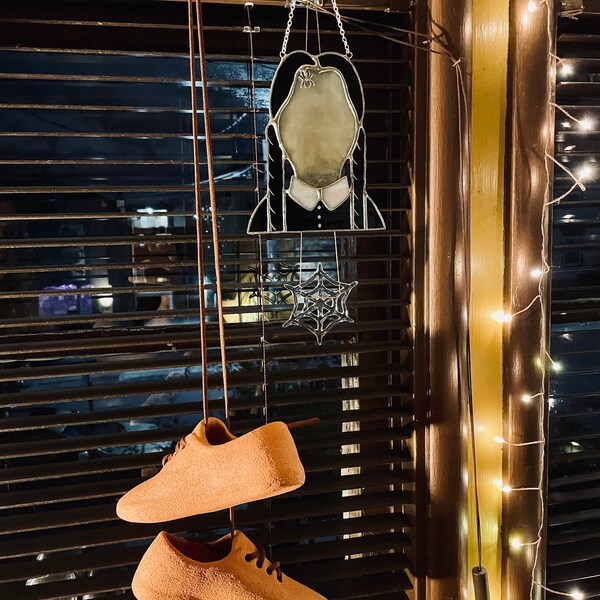 Wednesday Addams Stained Glass - Etsy