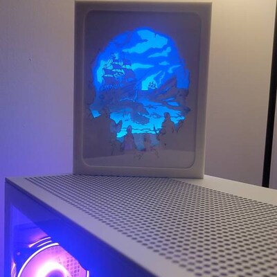 Skyrim-paper Cut Light Box LIMITED - Etsy