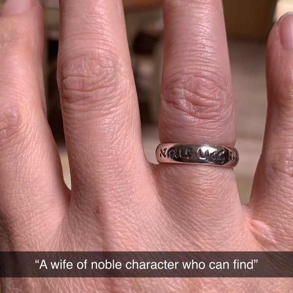 Bible Verse Hebrew Ring My Beloved, Inside Engraving, Ani Ledodi, Art ...