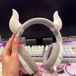 Cat Futuristic Mecha Robot Ears for Headset Headphones black - Etsy