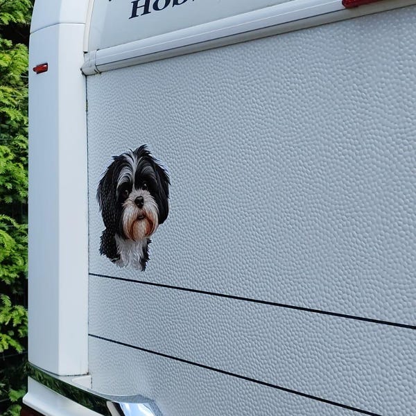 Cute Dog Car Sticker Dog Sticker - Etsy UK