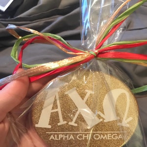 Delta Zeta Gold Metallic Script Frame - Etsy