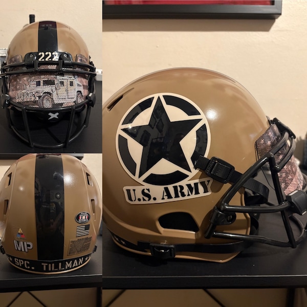 Custom 1 1/2 Inch Individual Helmet Numbers Dye Cut for Each Player ...