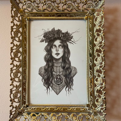 Persephone Fine Art Print Greek Goddess of Spring and Queen of the ...