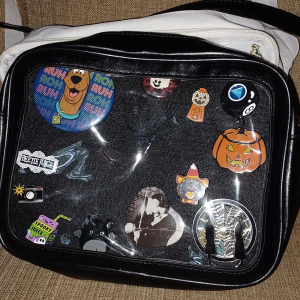 Ita Crossbody Bag, Pin Display Bag, Itabag, Window Bag, Pin Purse. - Etsy