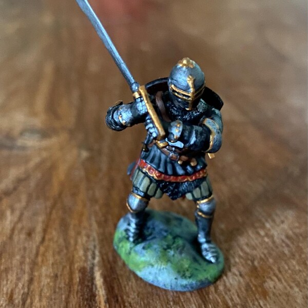 3D Printed Resin Knight Figurines: Equestrian Tabletop Decor - Etsy