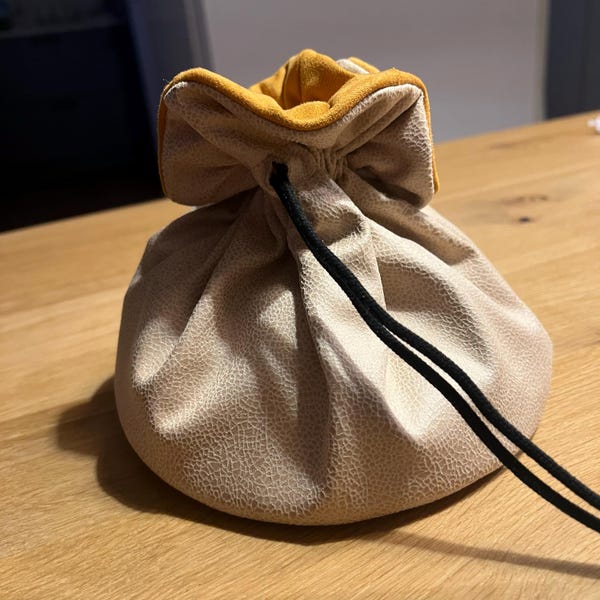 Six Section Dice Bag Sewing Pattern: Dnd Pathfinder and Roleplay ...