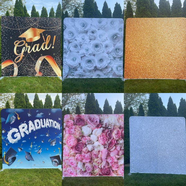 1 Standard Frame 8X8 AND 1 Double Sided (FREE Oversized Base), Custom ...