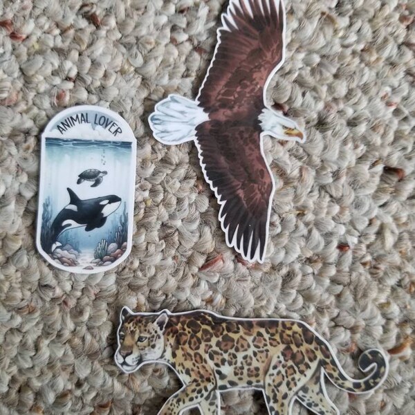 Fox Sticker, Waterproof Vinyl Decal, Animal Lover Gifts - Etsy