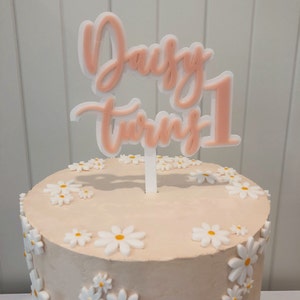 Personalised Gold Mirror Cake Topper Custom Cake Topper | Etsy