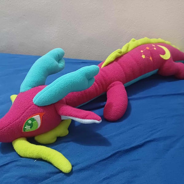 Long Neck Cuddle Sewing Pattern .pdf Tutorial Dragon Dinosaur ...