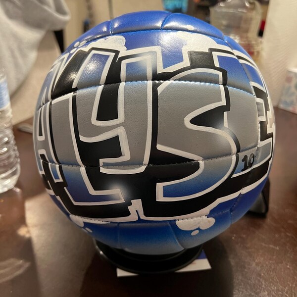 Custom Volleyball Hand Painted Ball Unique Personalized Sports Gift ...