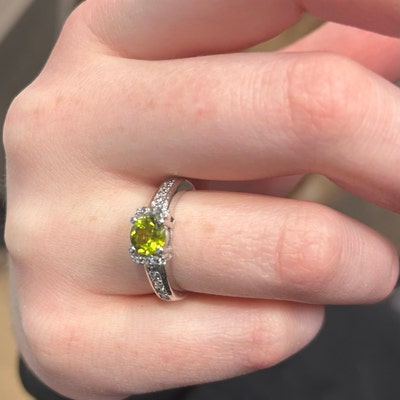 Fine Yellow Topaz Ring-november Birthstone Ring-yellow Gemstone-golden ...