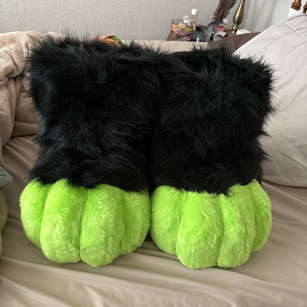 Toony Footpaw Fursuit Kemono Toony Kigurumi Fursona Kawaii Outdoor Foot ...