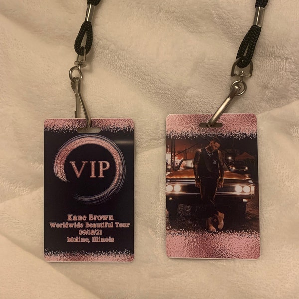 Rose Gold VIP Pass Birthday Invitation PLASTIC Rose Gold VIP Pass ...