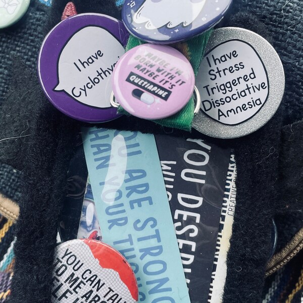 Neurodivergent Button Pin Name Autism Autistic Advocate Condition Cute ...