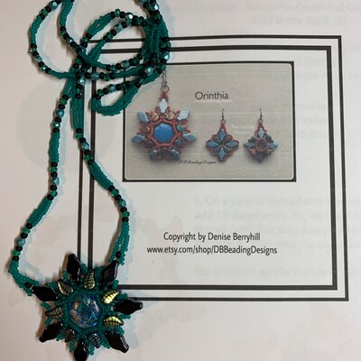 Dakota Beaded Earrings Pattern, Dbbeadingdesigns, PDF, Beading Tutorial ...