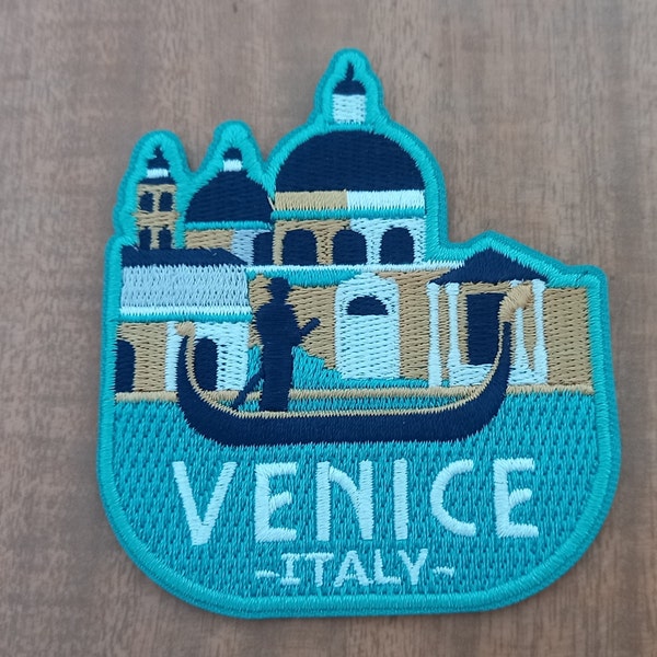 Venice Italy Travel Patch Embroidered Iron on Sew on Badge Souvenir - Etsy