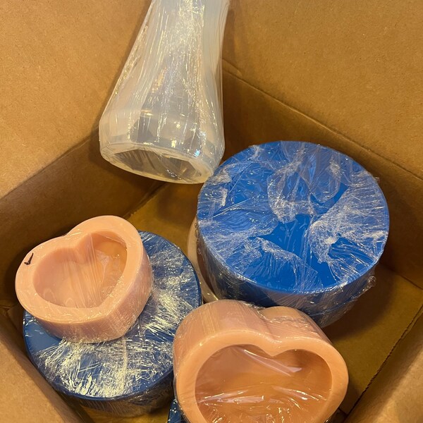 SMALL Heart Paper Weight Mold, Floral Preservation Molds, Resin Floral ...