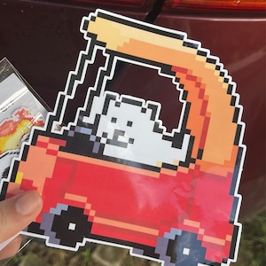 Wallace Wells Premium Sticker Scott Pilgrim Pixel Art Sticker - Etsy