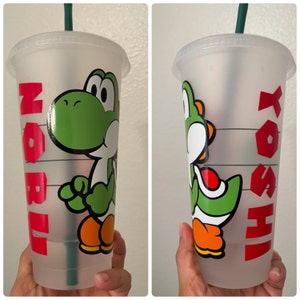 Kids Yoshi Starbucks Cold Cup Starbucks Cold Cup - Etsy