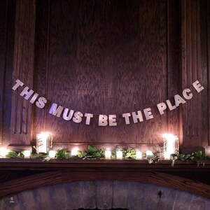 This Must Be the Place Glitter Banner Wall Decoration Garland - Etsy
