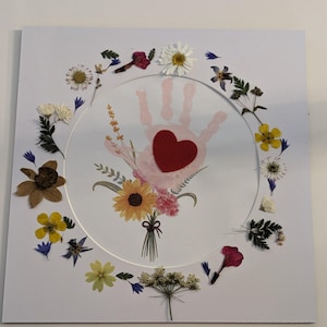 Mother's Day Craft Handprint Art My Sunshine Spring Gift Rainbow ...
