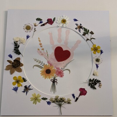 Mother's Day Craft Teacher Sunflower Sunshine Handprint Art Floral ...