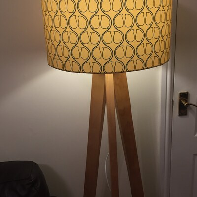 Yellow Light Shade Lampshade Yellow Lighting Yellow Table - Etsy UK