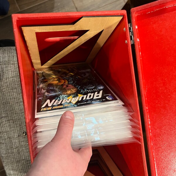 Superman Large Comic Book Hard Box Chest MDF - Etsy
