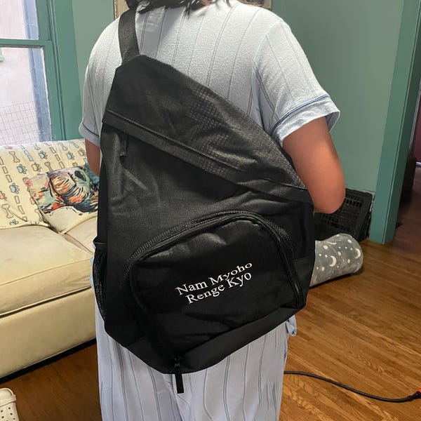 Personalized Large Sling Backpack,monogrammed Cheer Bag,custom Cheer ...