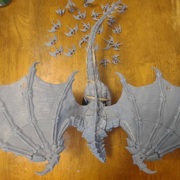 Black Dragon Miniature Lord of the Print Dnd Miniatures Role Playing ...
