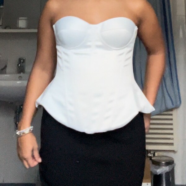 Mermaid Top, Top Corset, Crop Top, Corset, Custom Corset, Blue Bustier ...